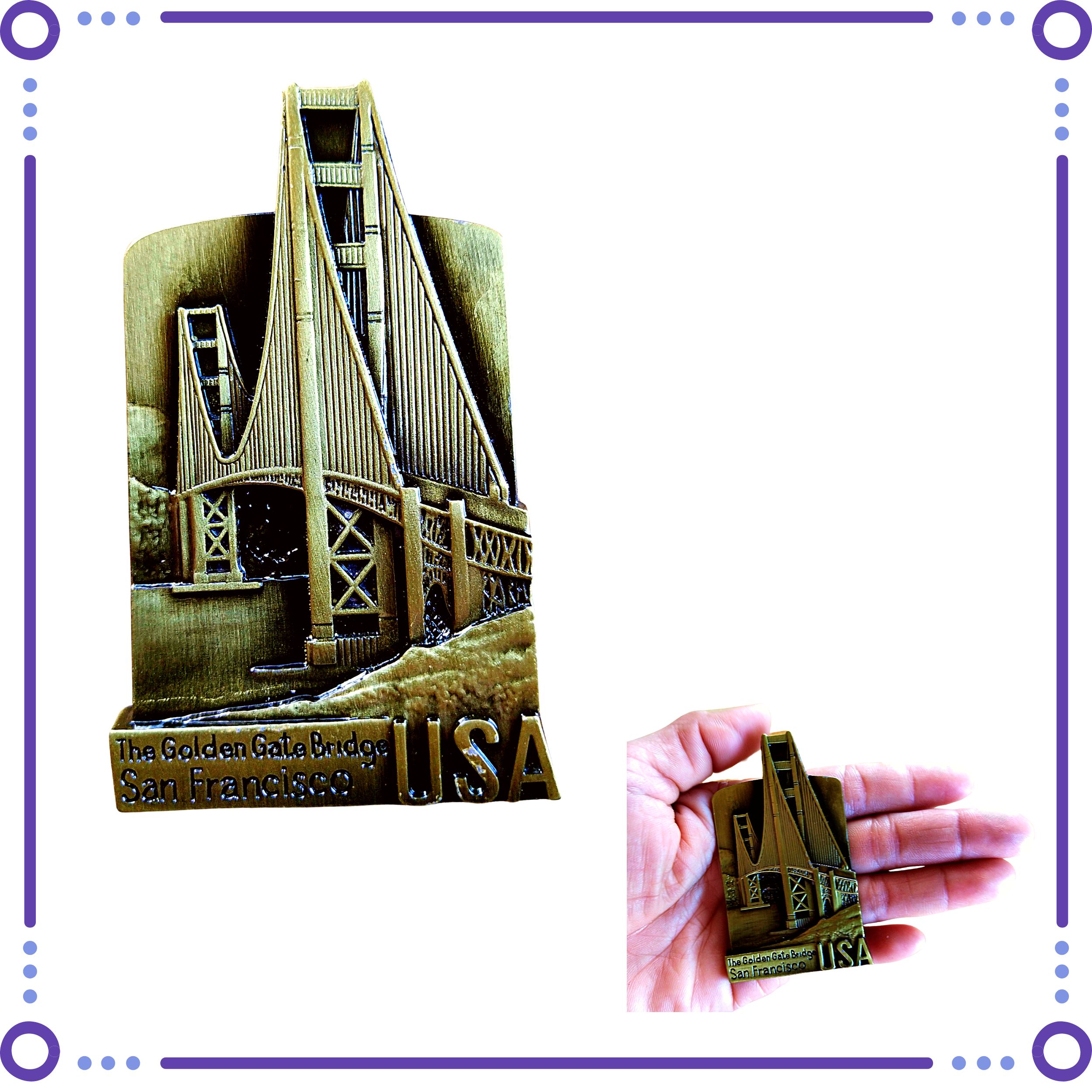 International Travel Destinations Metal Ref magnet Souvenir - sold per ...
