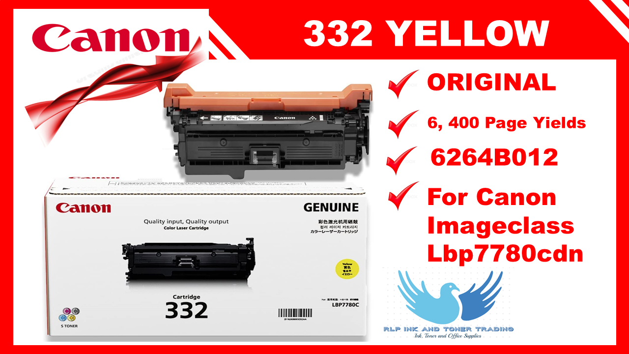 Canon 332 Yellow Original Toner Cartridge | Lazada PH