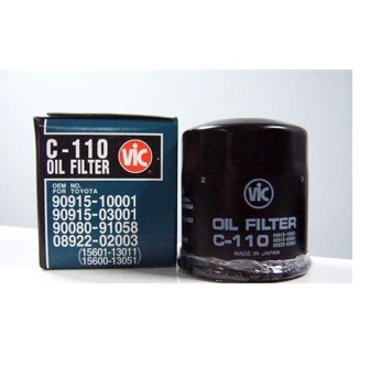 Original Vic oil filter C-110 Toyota Rush/ Vios/ Avanza/ Corolla/ Wigo ...