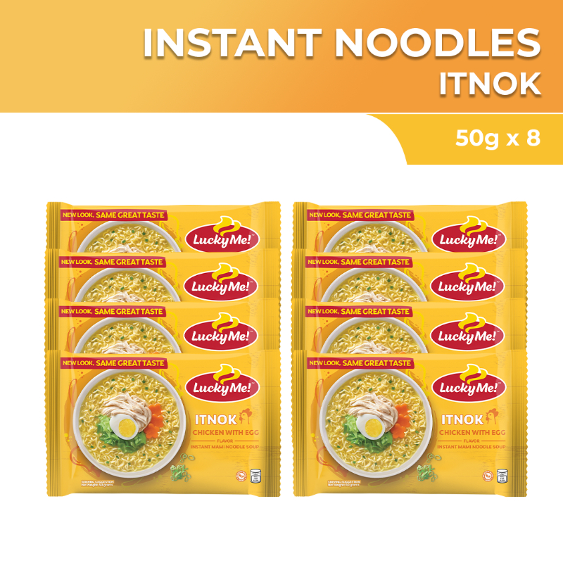 Lucky Me! Instant Noodle Soup Itnok 50g - Pack of 8 | Lazada PH