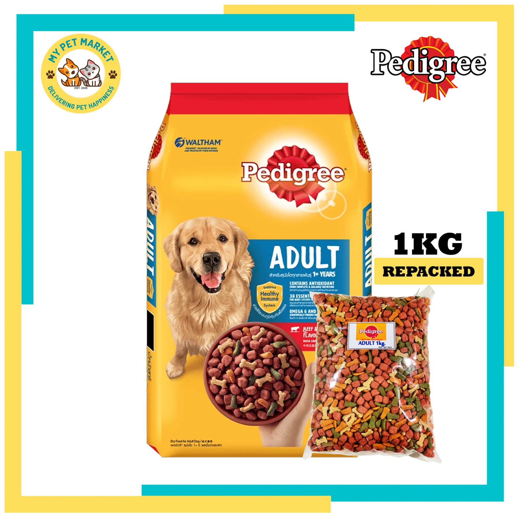 Pedigree Adult 1kg Repacked | Lazada PH