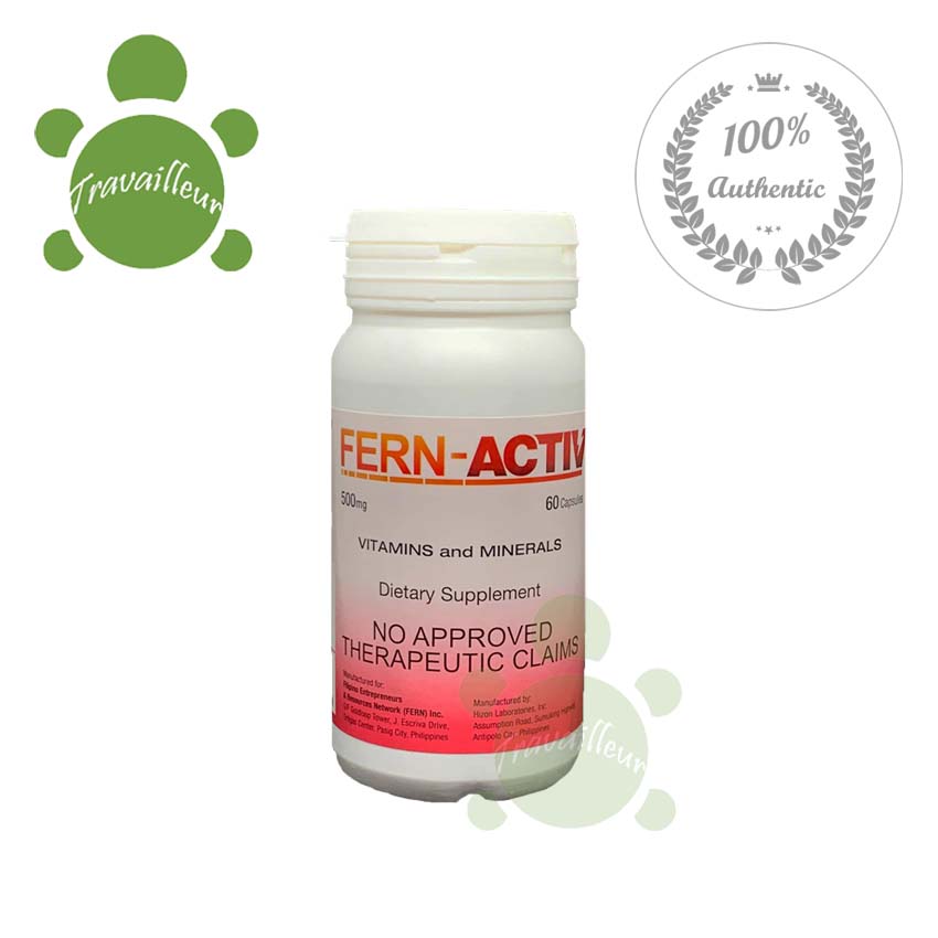FERN ACTIV - 1 bottles -60's Capsule (100% AUTHENTIC) | Lazada PH
