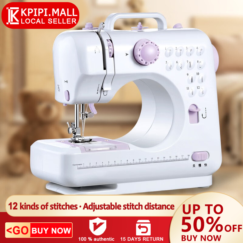 [Quick delivery] 12-needle mini sewing machine portable knitting ...