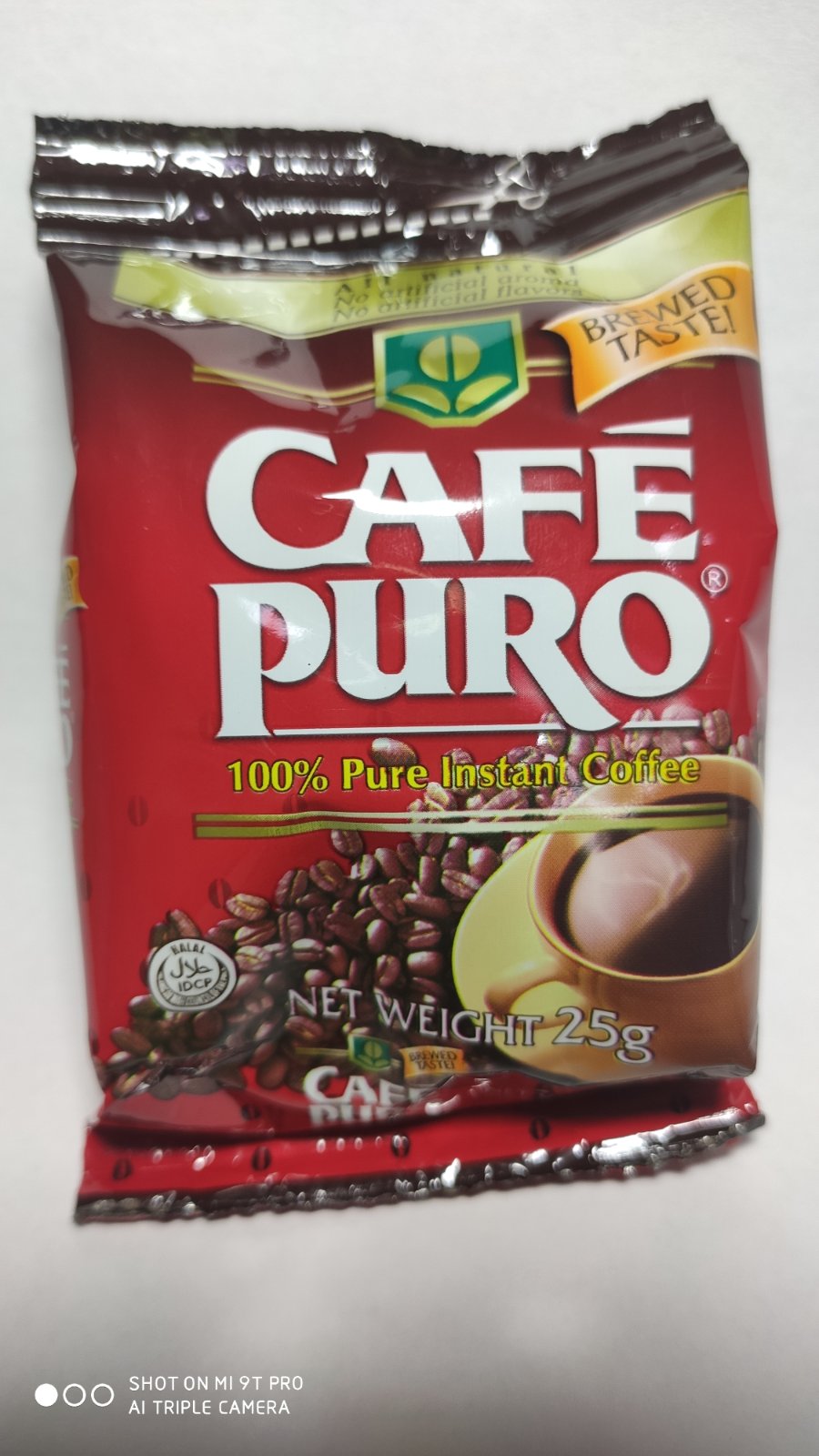 CAFE PURO 25g 100% pure black coffee for keto low carb bulletproof ...