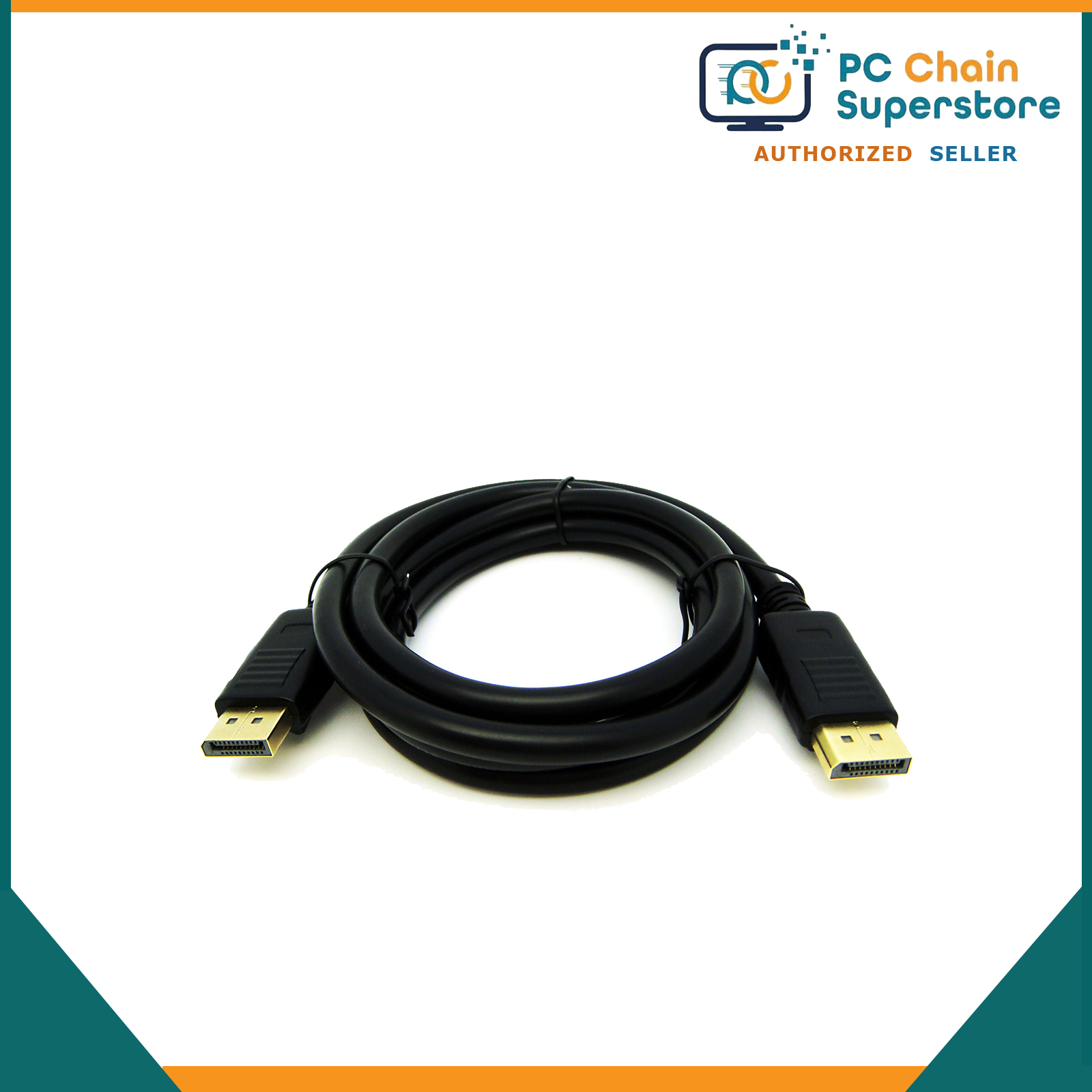 Data Cable Display Port ( DP ) 28AWG Cable Version 2.0 6ft /1.8m ...