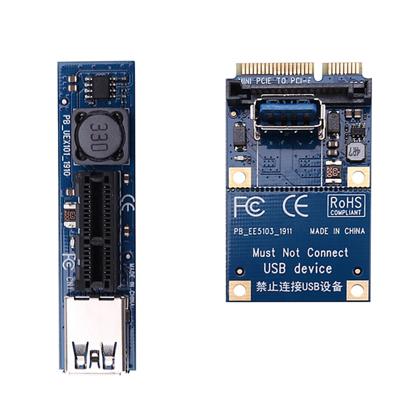 【Ready Stock&COD】Mini PCIE to PCI-E X1 Riser Card PCI Express X1 Port ...