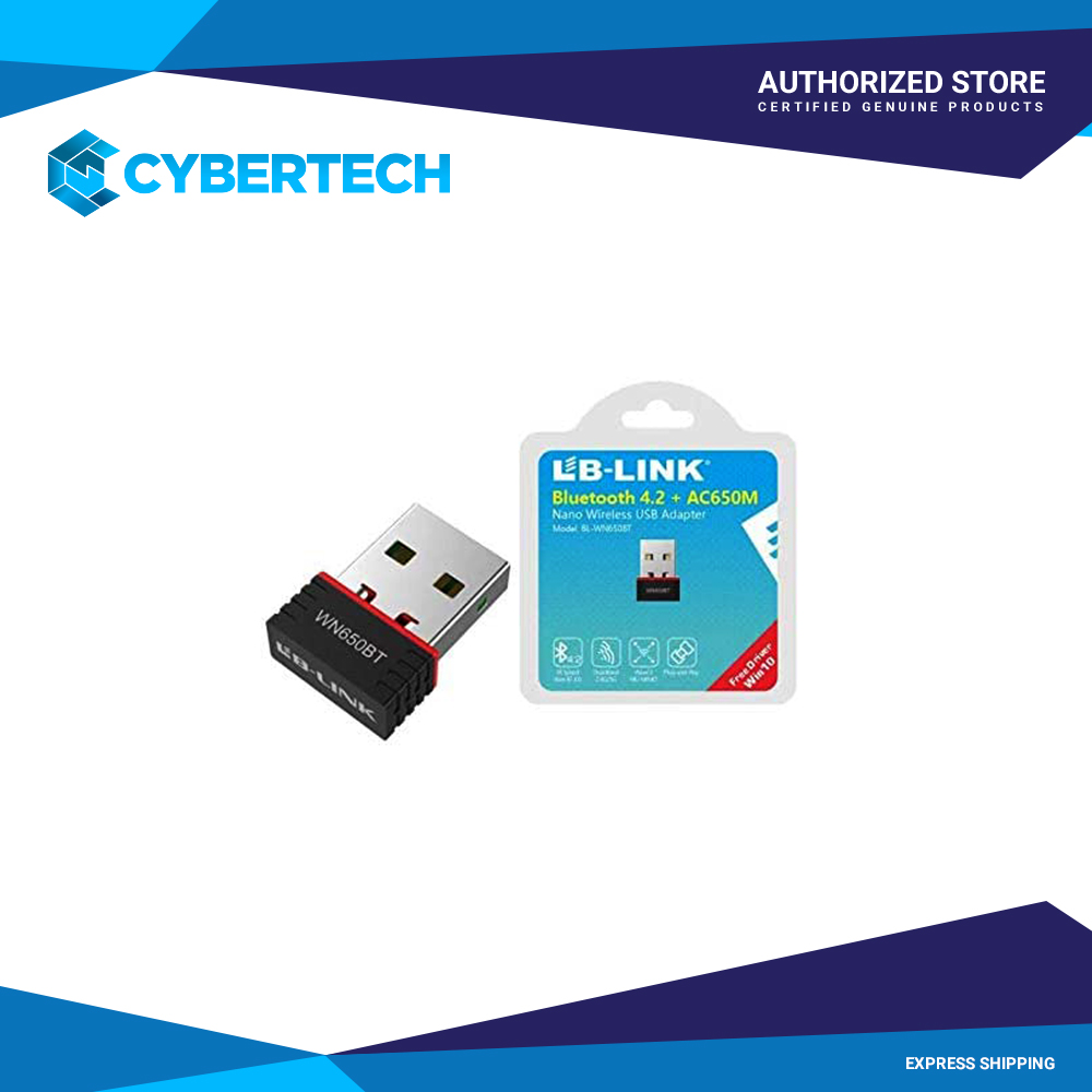 LB-Link BL-WN650BT Bluetooth 4.2 Wireless USB Adapter + AC650M | Lazada PH