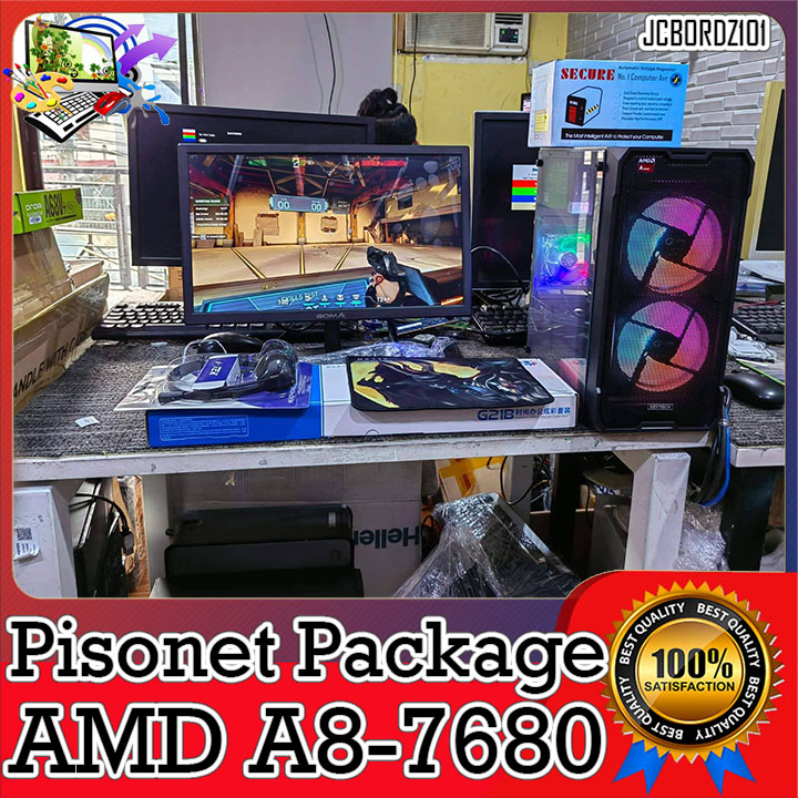 Pisonet Pacakage AMD A8-7680 with rADEON R7 Graphics 3.6 Ghz Keytech ...