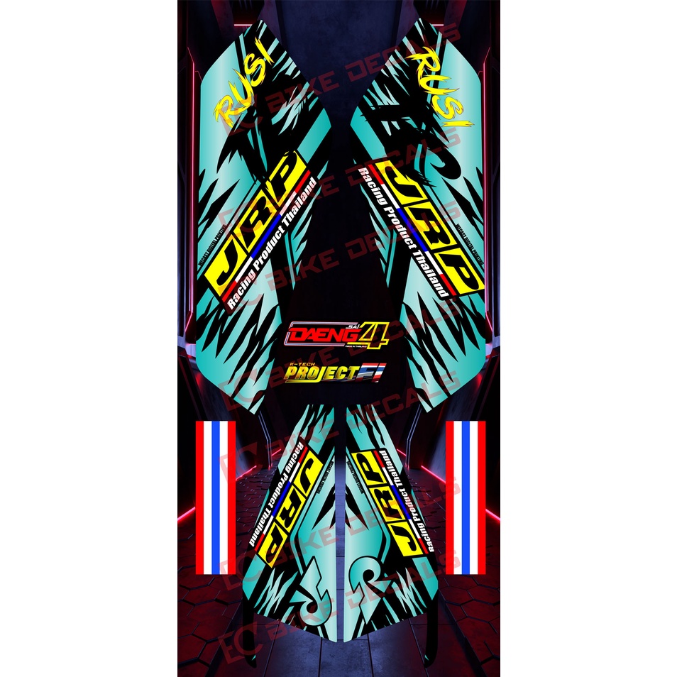 RUSI TC 125 150- JRP Motorcycle Decals With Free Stickers | Lazada PH