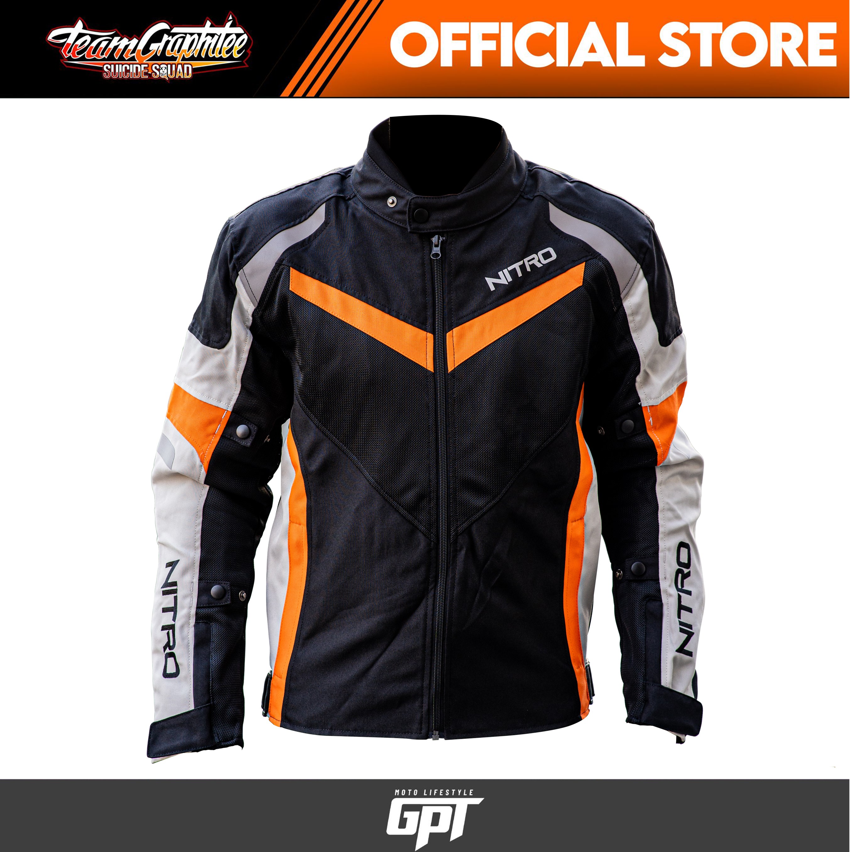 NITRO RIDING JACKET JK-118 (PADDED JACKET) | Lazada PH