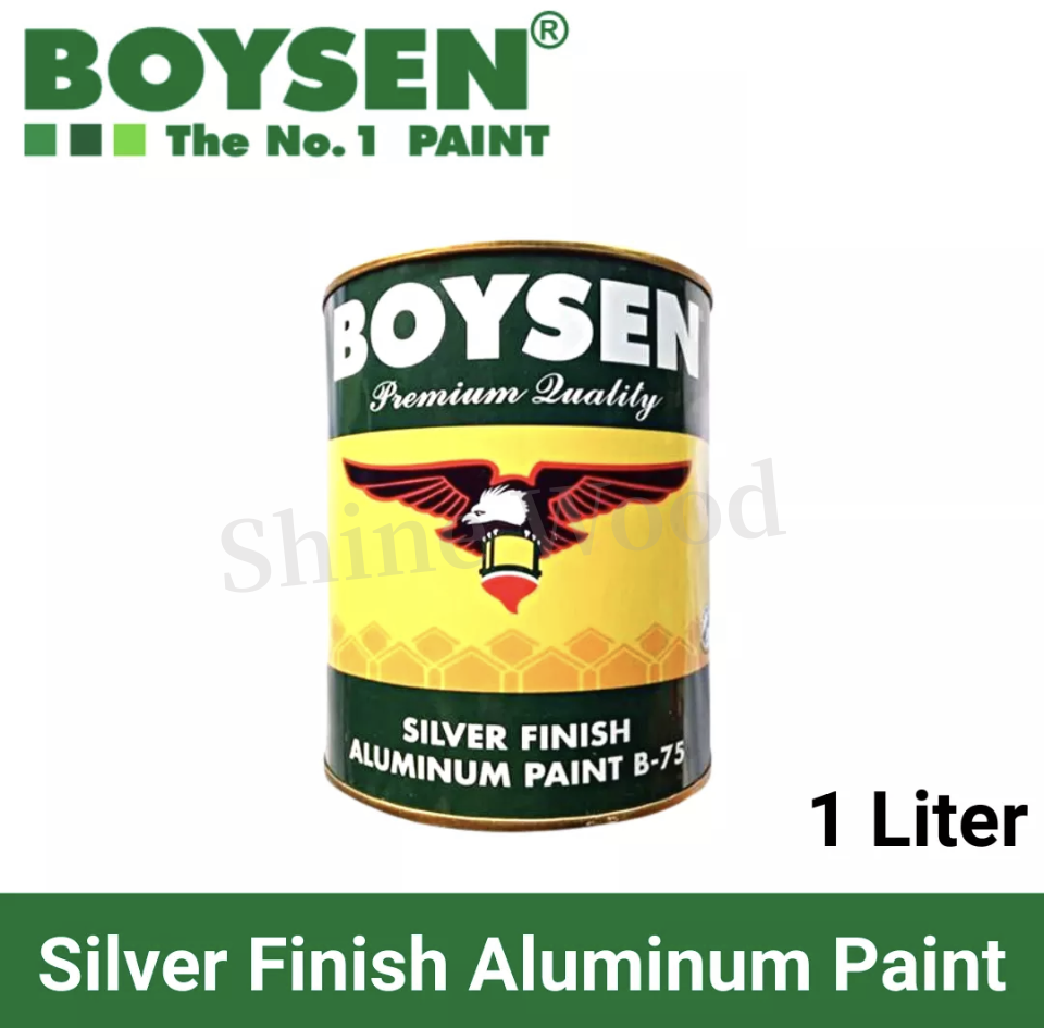 S.W BOYSEN SILVER FINISH ALUMINUM PAINT B75 1Liter/4Liter #394 | Lazada PH