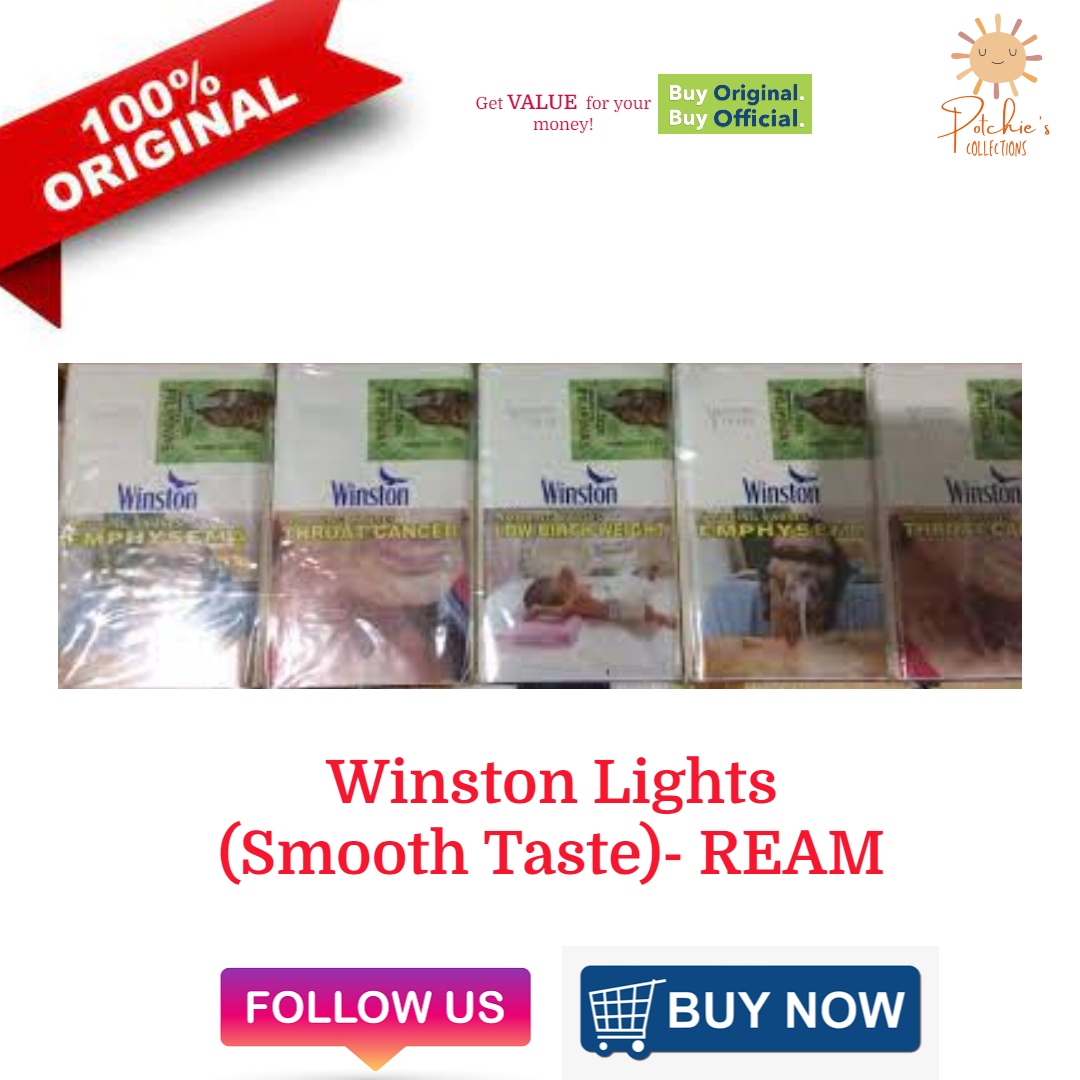 Winston Lights Smooth Taste Ream (10 Packs, Flip-top) | Lazada PH