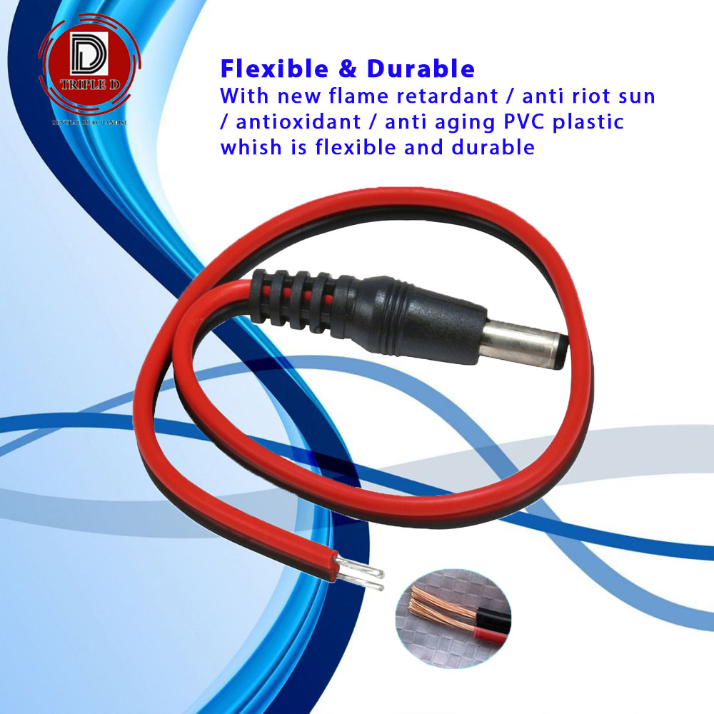 DC Jack male Power Plug Adapter Connector Pigtail DC Cable Male Power ...