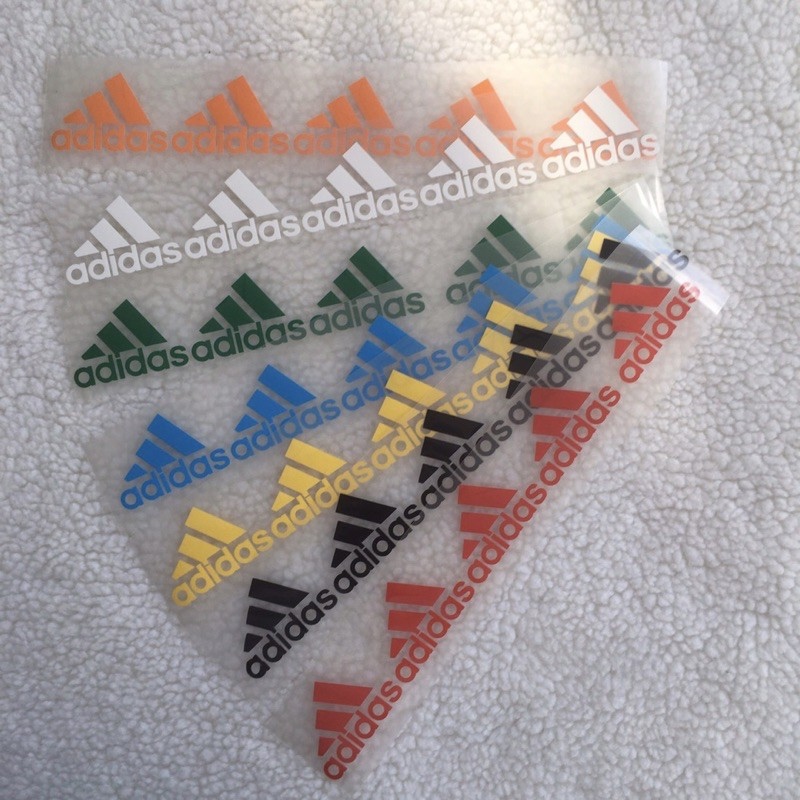 Adidas Brand logo Thermal Sticker With Stripes Pattern | Lazada PH