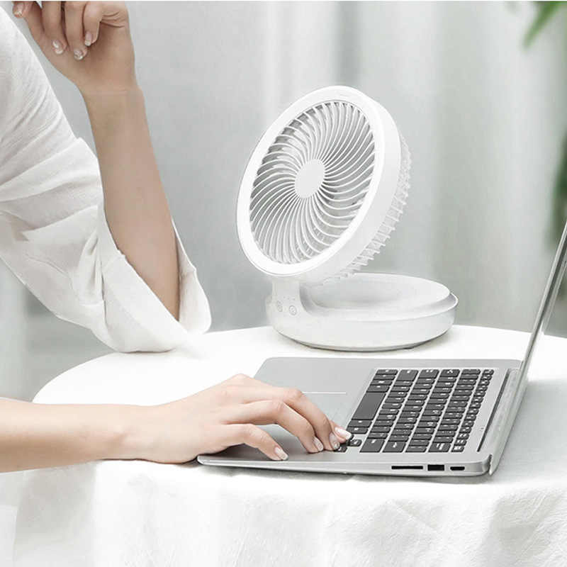 EDON Circular USB LED Night Light Fan Portable Adjustable Wireless ...