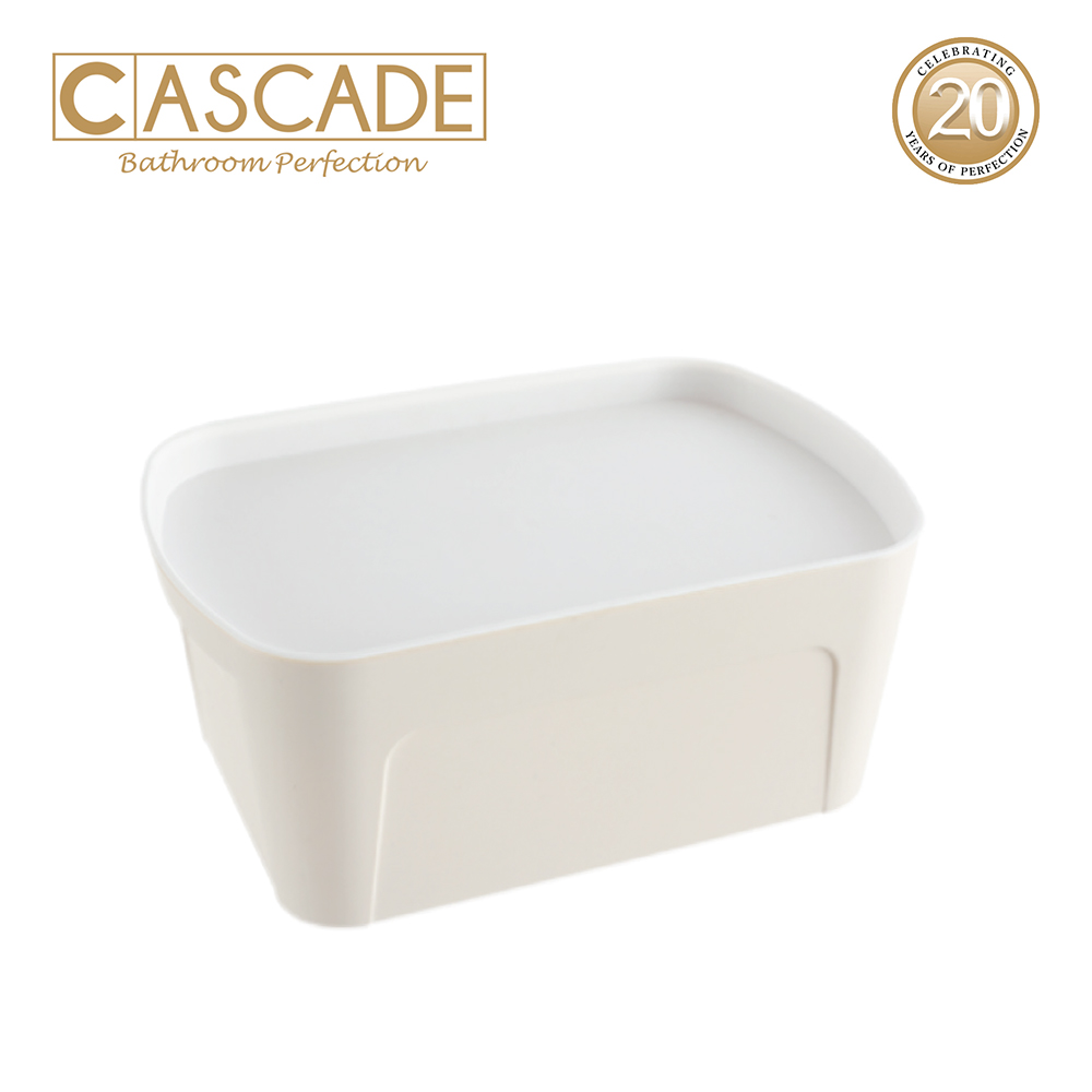 Cascade Small / 4 Liters Multi Purpose Box with Lid L 27.5 cm x W 18cm ...