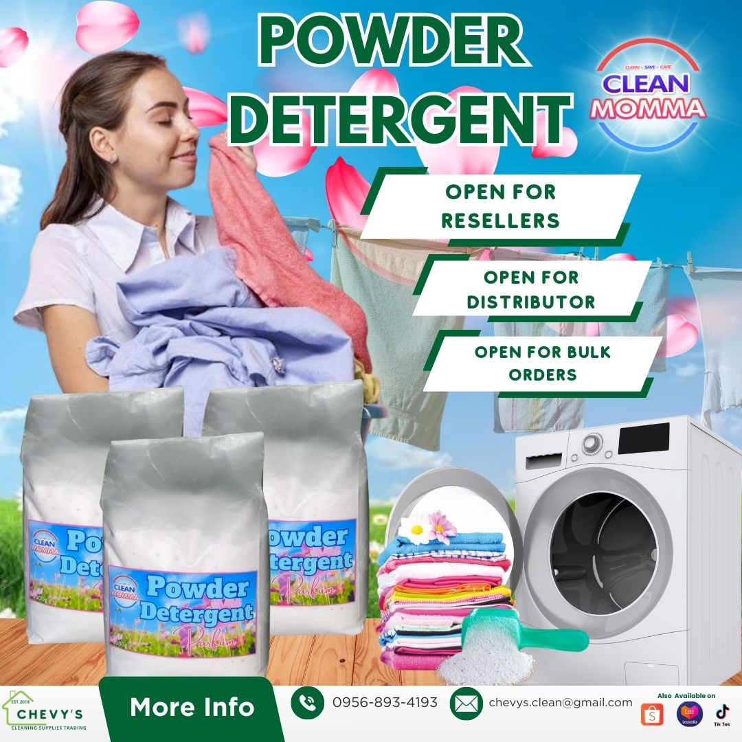 Powder Detergent 1 kg. (Parfum) / Detergent Powder w/ Fabric Conditioner / Laundry Powder ...