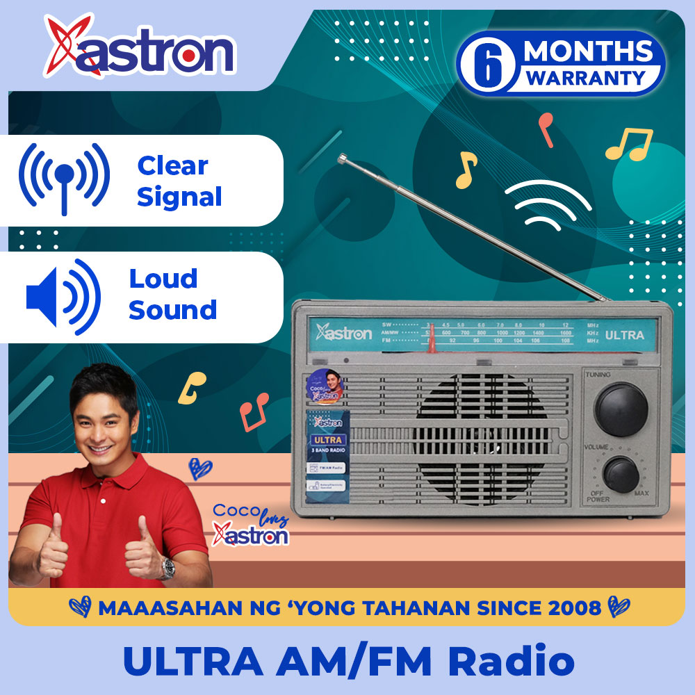 Astron Ultra AM/FM Radio (6 Months Warranty) | Lazada PH