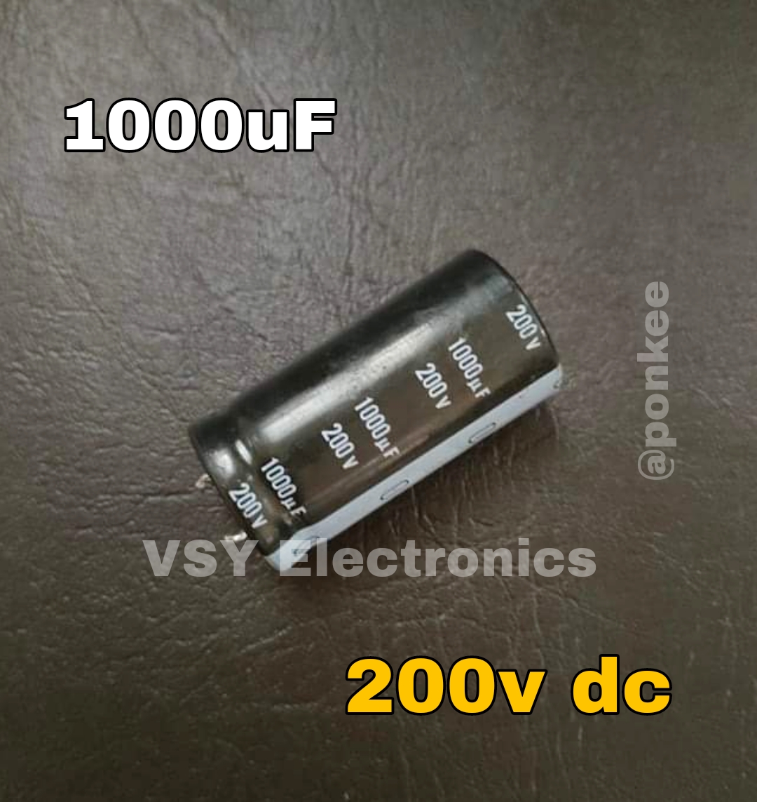 Original Rubicon Electrolytic Capacitor 1000uf 200v dc / 1000uF 200 ...