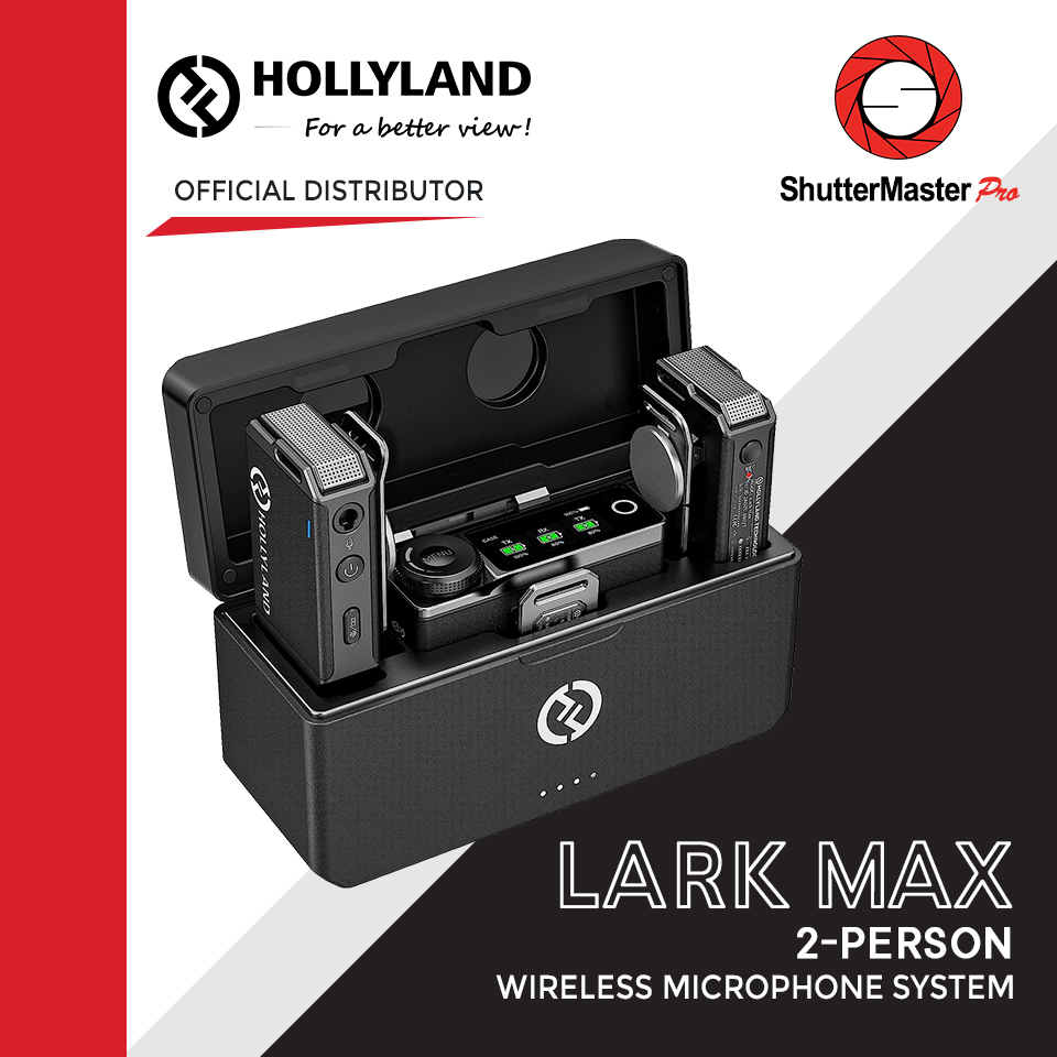 [Shuttermasterpro] Hollyland LARK MAX Duo 2-Person Wireless Microphone ...