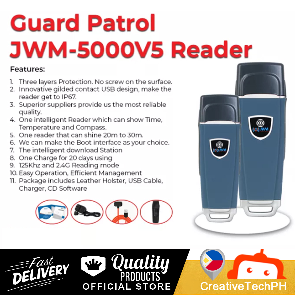 Guard Patrol JWM-5000V5 Reader | Lazada PH