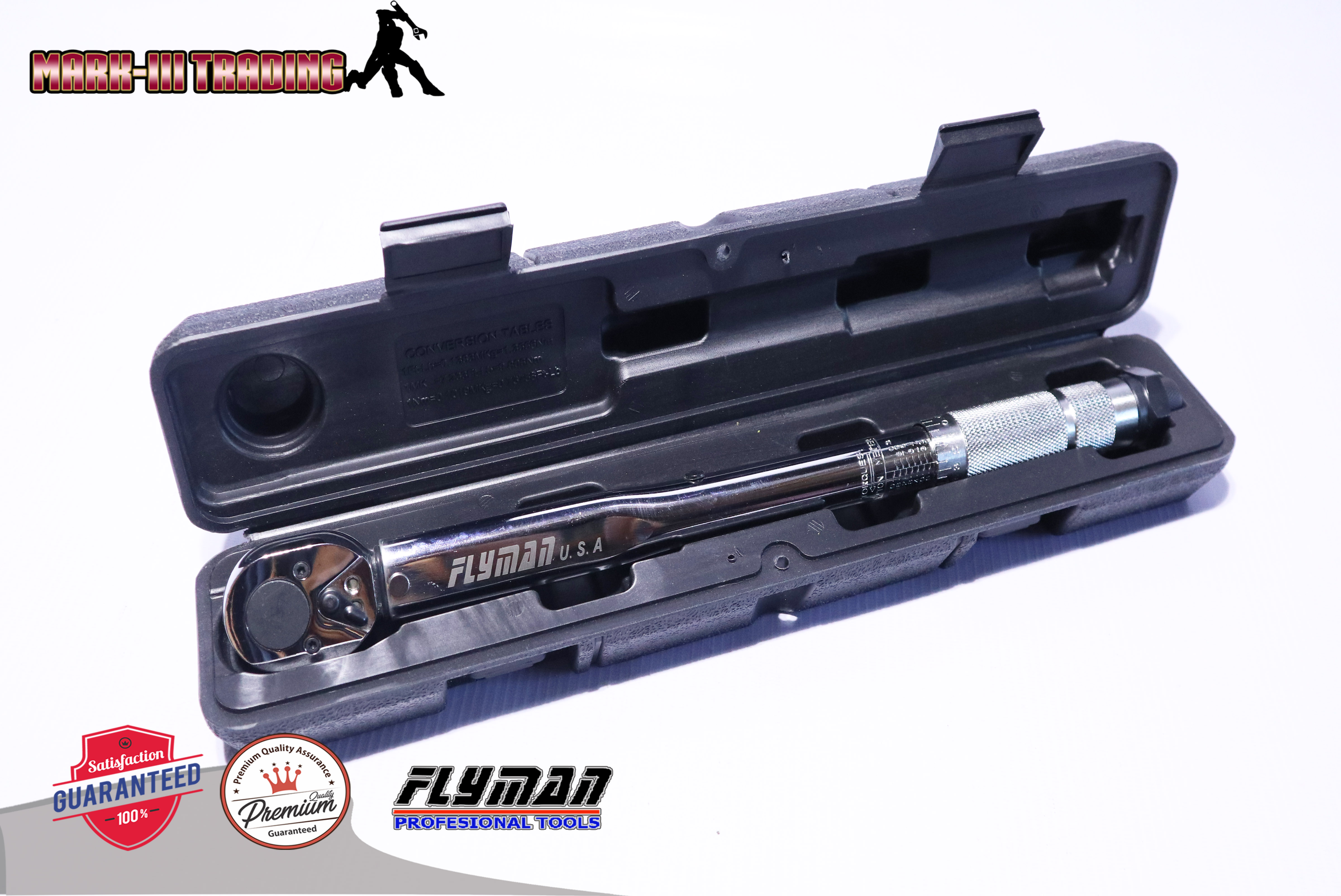 Flyman Torque Wrench 3/8" Drive (19-110NM) | Lazada PH