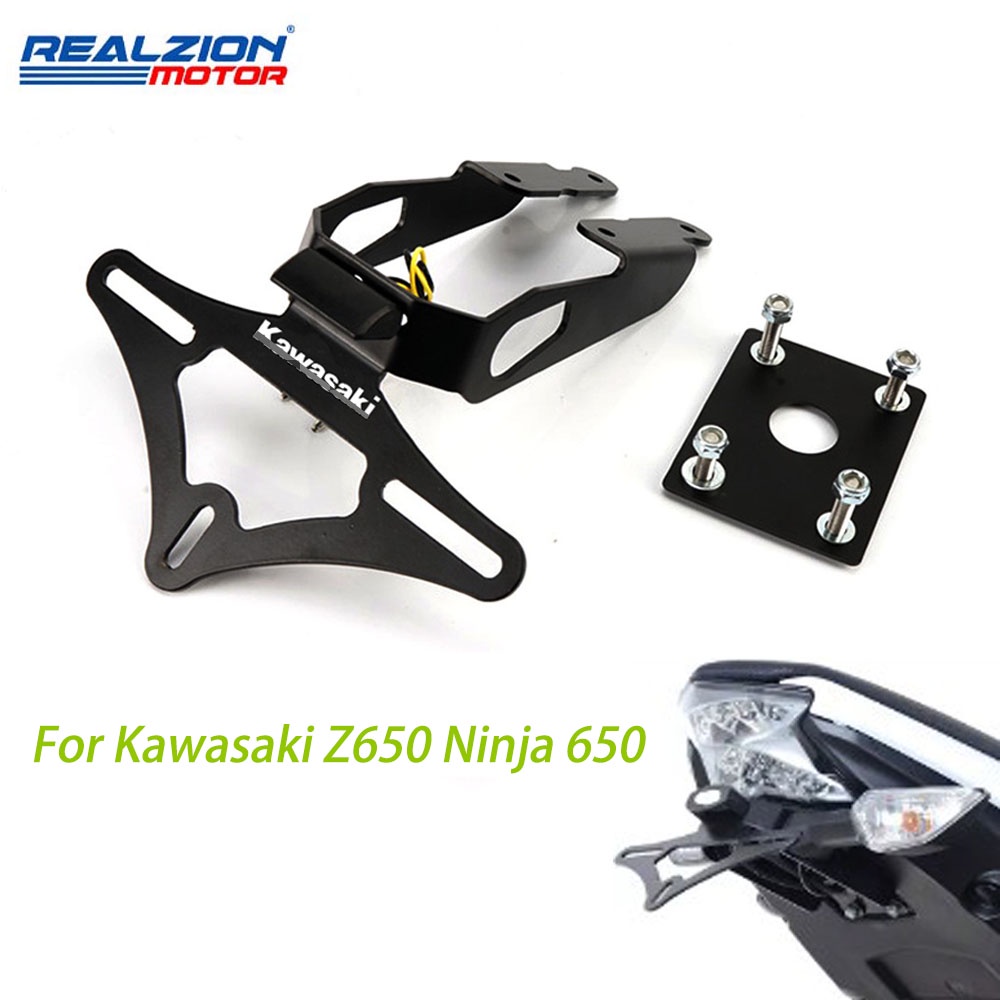 Realzion Motorcycle For Kawasaki Z650 Ninja 650 Tail Tidy License Plate ...