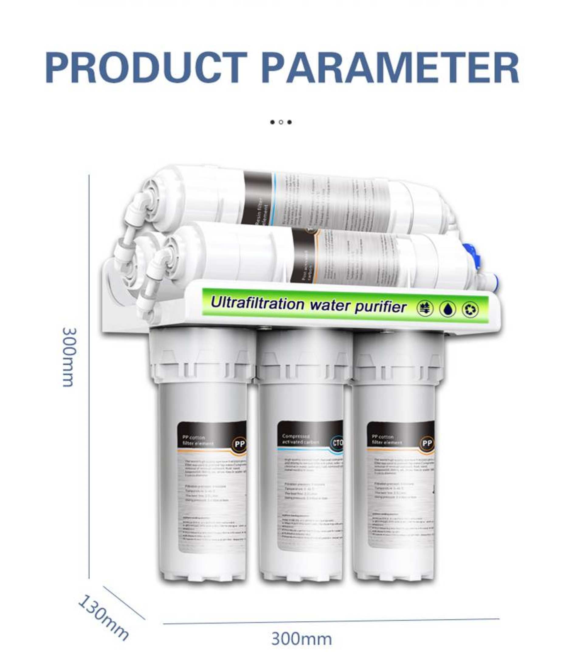 6 stages Water Purifier, Water Filter Ultra-filtration Complete Set ...