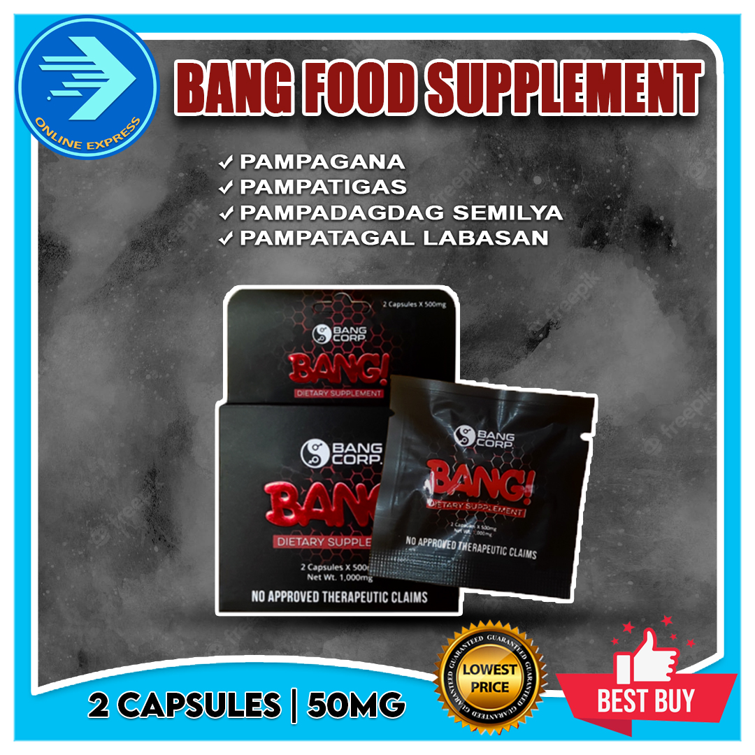 BEST SELLING BANG Dietary Supplement 2 capsules x 500mg | BANG CORP ...