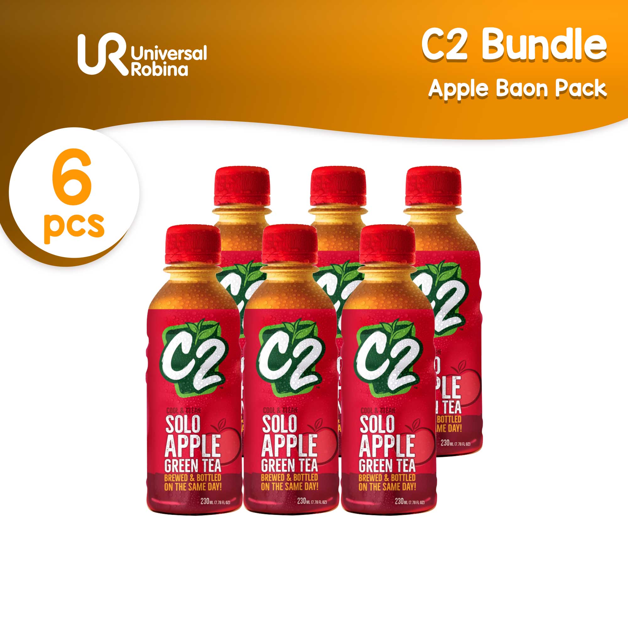 C2 Solo Apple Baon Pack (230ml x 6) | Lazada PH