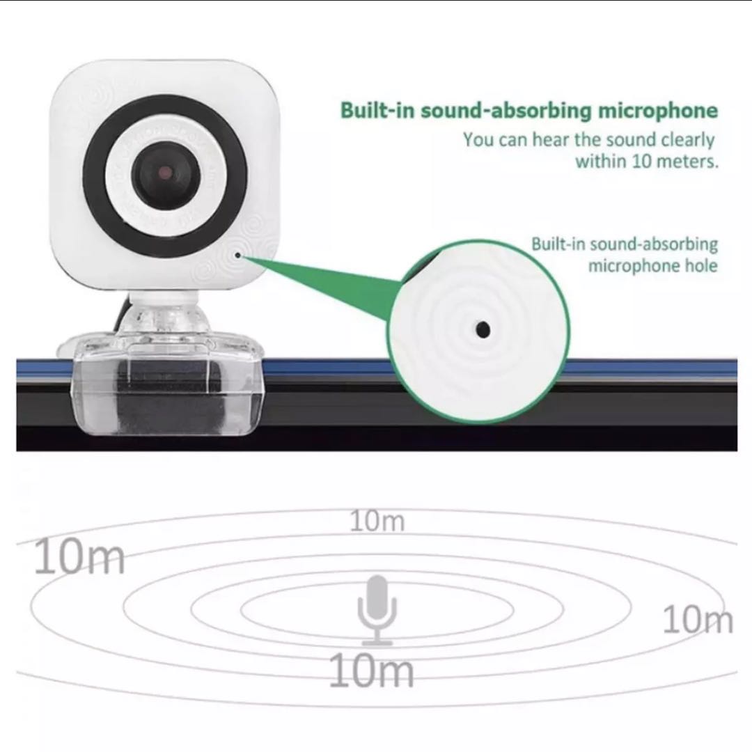 HD 480P Webcam Mini Computer PC Web Camera with Microphone USB ...