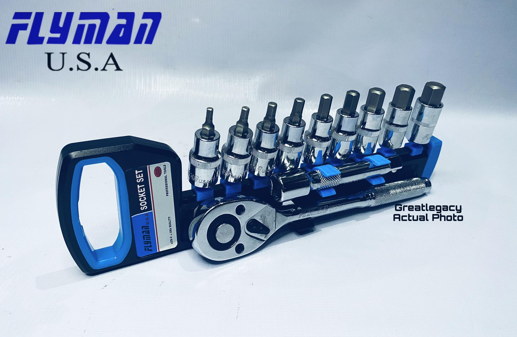 HEAVY DUTY ALLEN SOCKET WRENCH SET FLYMAN 1/2 DRIVE 4MM TO 17MM | Lazada PH