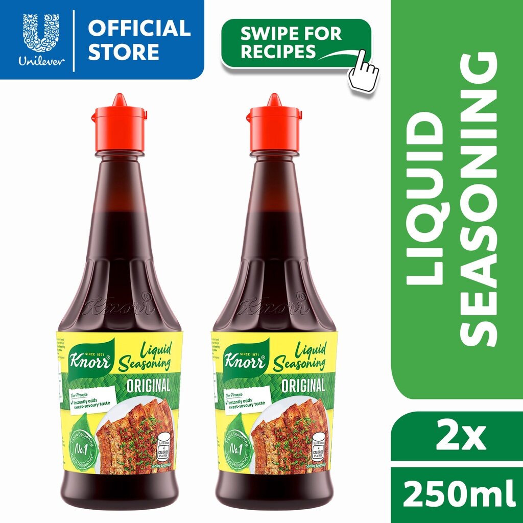 [BUNDLE OF 2] Knorr Liquid Seasoning Liquid Spices Original 250ml ...