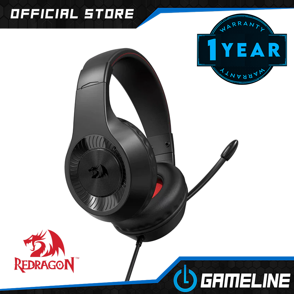 Redragon Wired H130 Pelias Gaming Headset - Black | Lazada PH