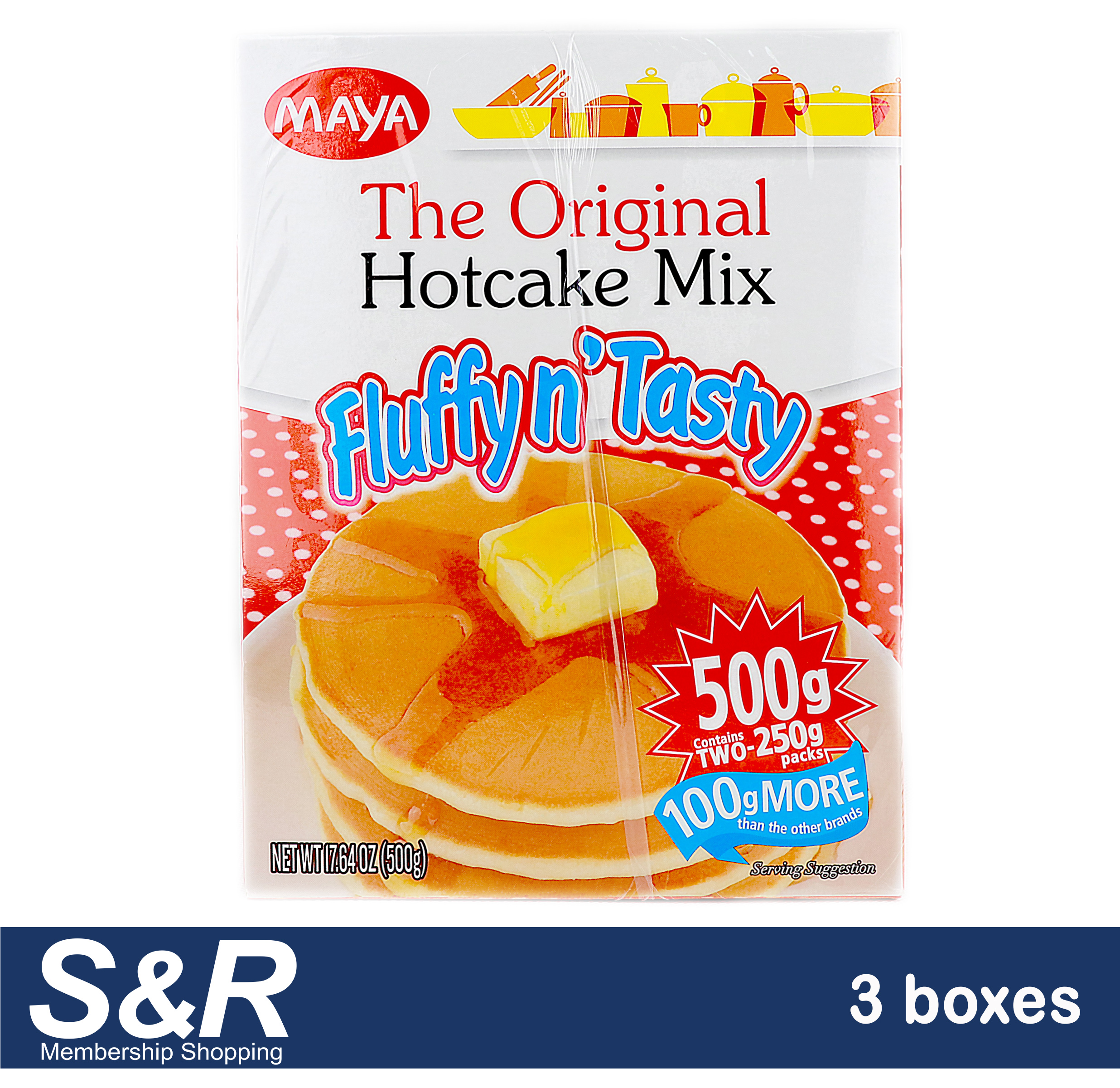 Maya The Original Hotcake Mix Fluffy n' Tasty 3 boxes | Lazada PH