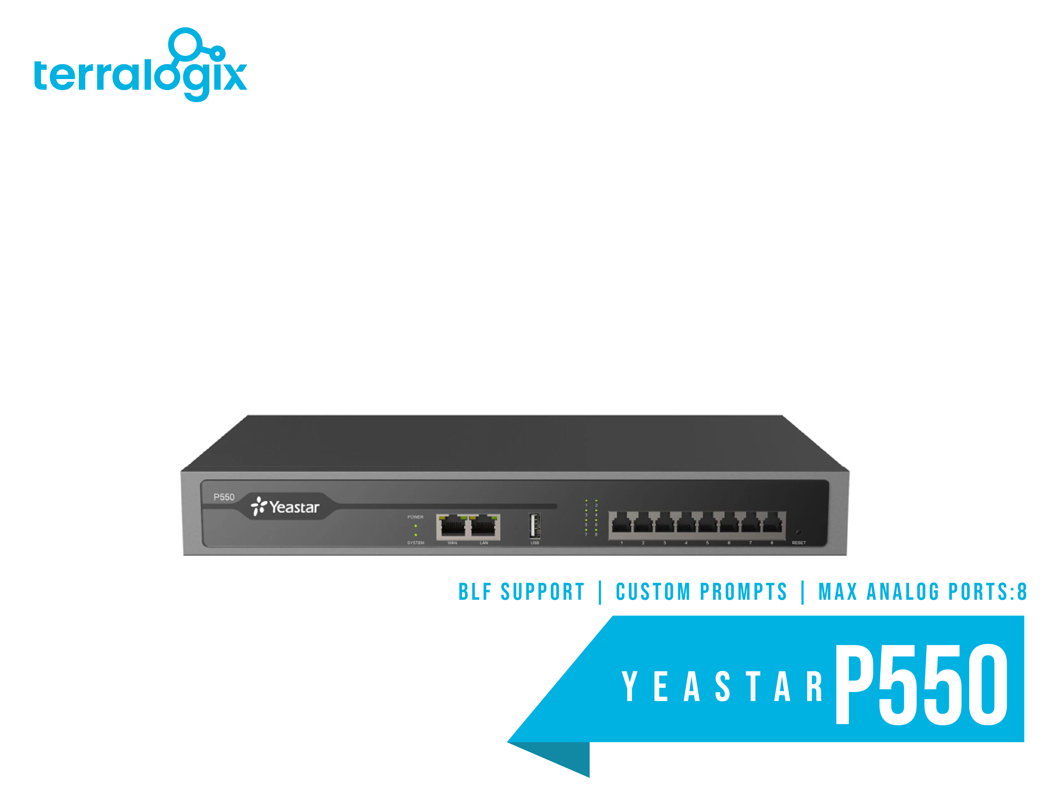 Yeastar P550 VoIP PBX Phone System with operator panel with 50 ...