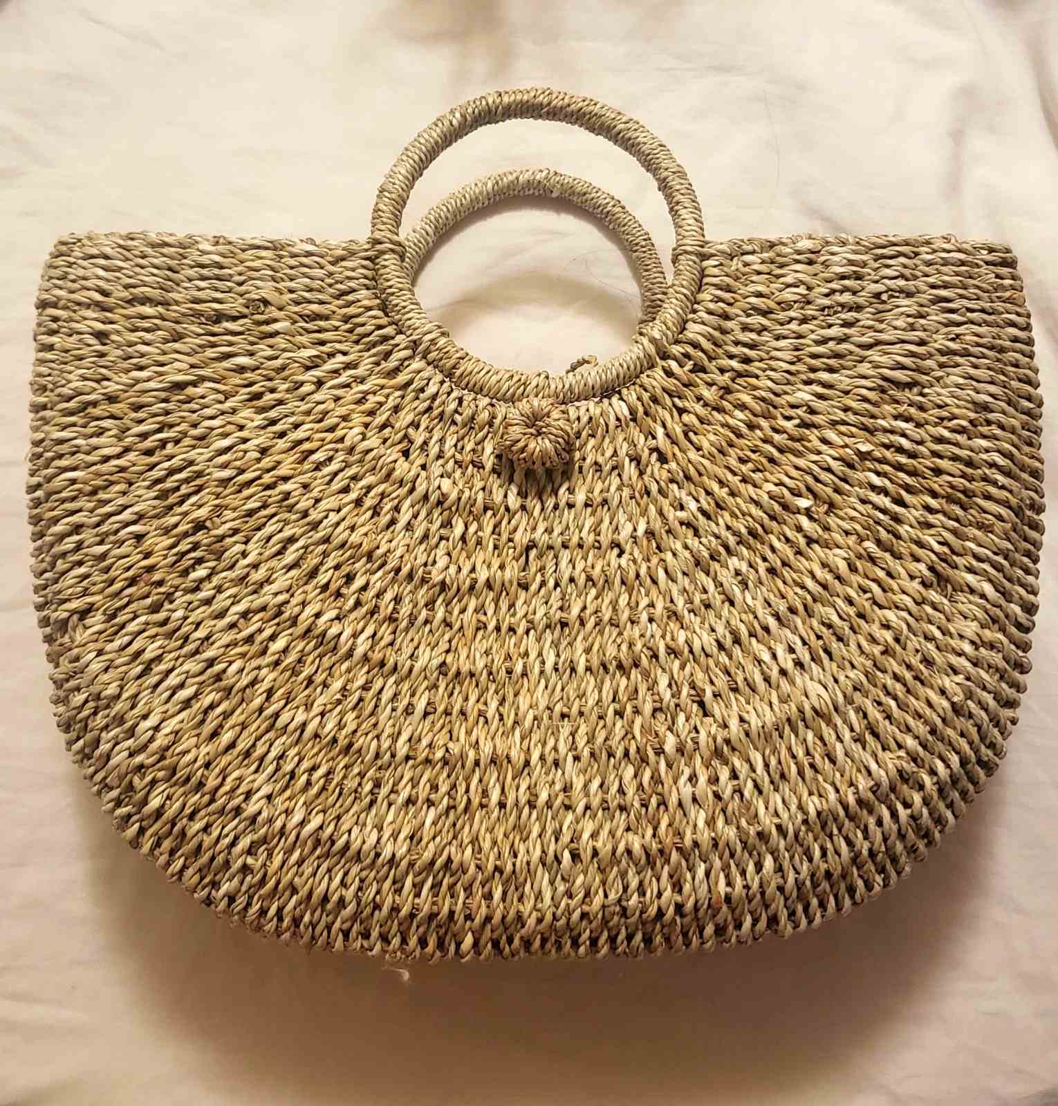Native pandan bag knitted bag woven bag abaca pandan lokal | Lazada PH