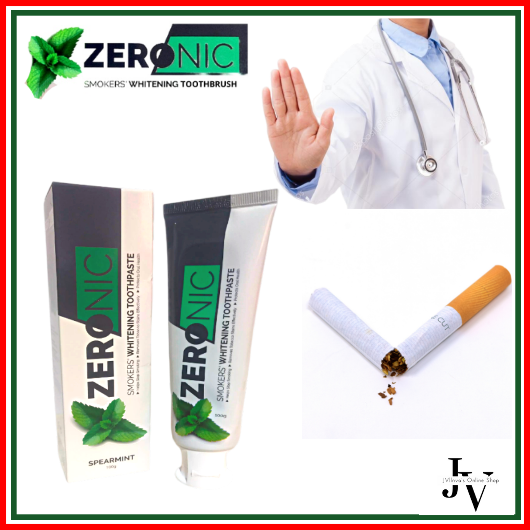 ORIGINAL ZERONIC WHITENING TOOTHPASTE STOP SMOKING | Lazada PH