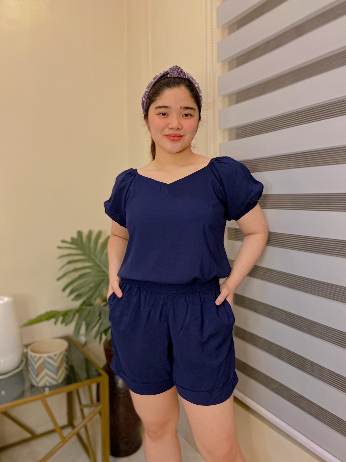 Challis Plain Terno Christine Set | Lazada PH