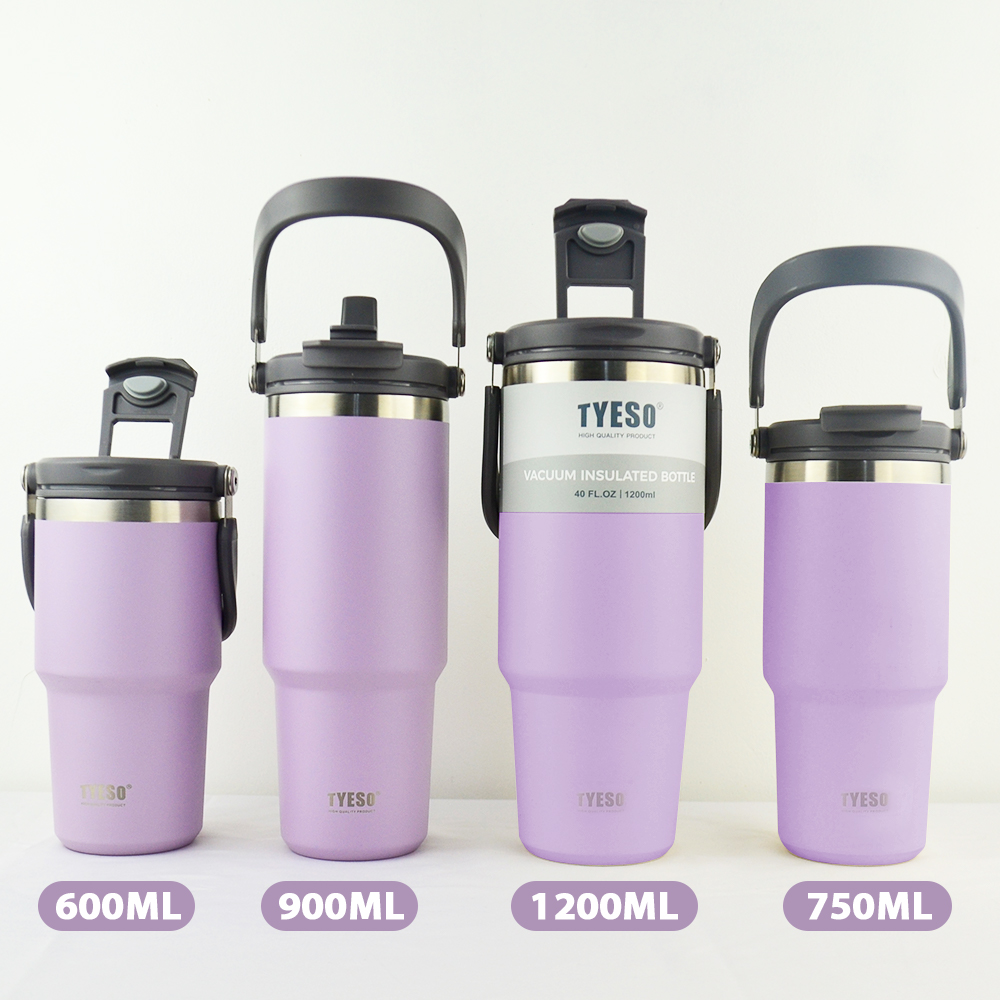 Tyeso Tumbler for Kids Girls School Coffee Cup Mug Thermos Hot and Cold Water 600ml 750ml 900ml ...