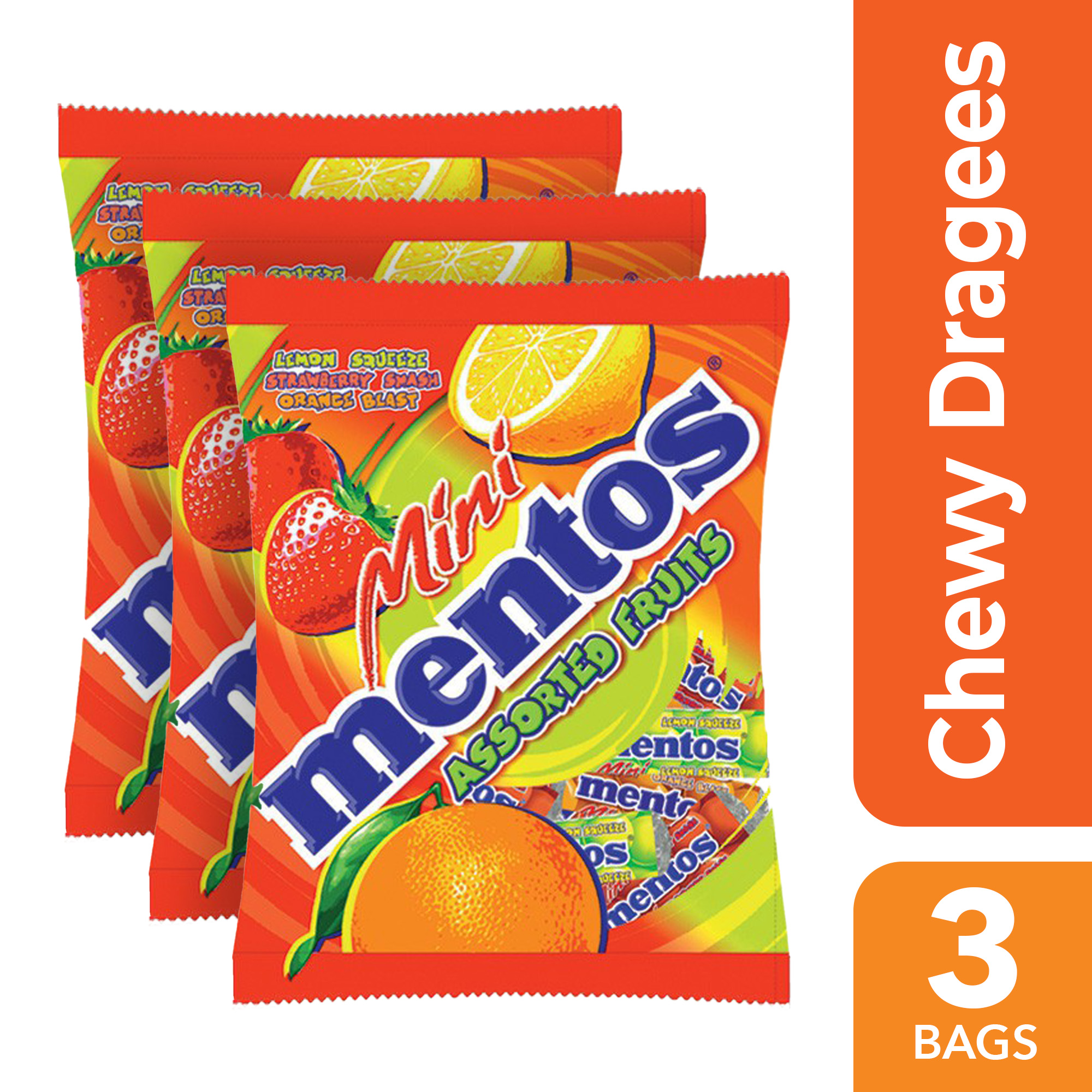 Mini Mentos Fruit 20s - 3 bags | Lazada PH