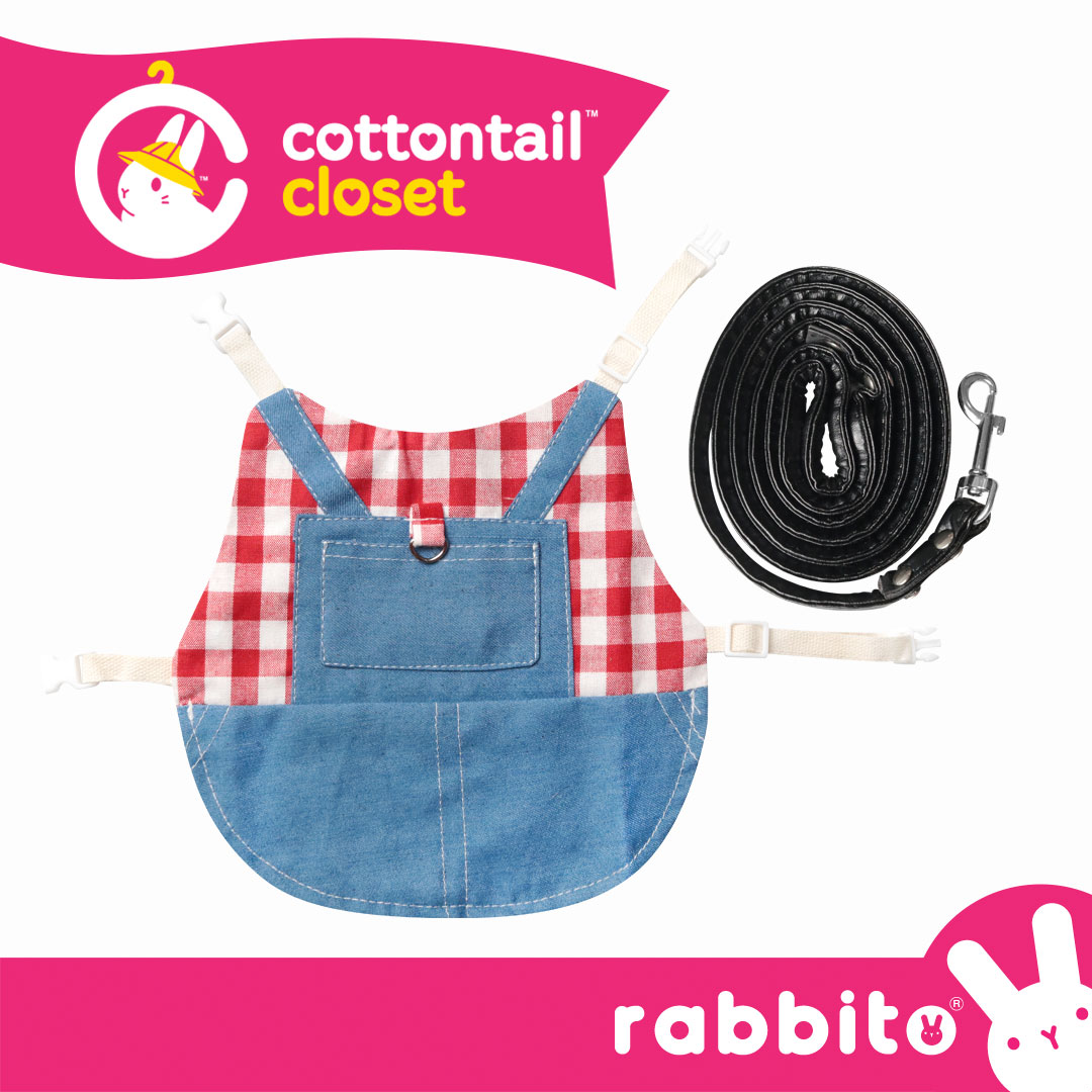 Cottontail Closet HOPPY HARNESS SET Cute Costume Clothes for rabbits ...