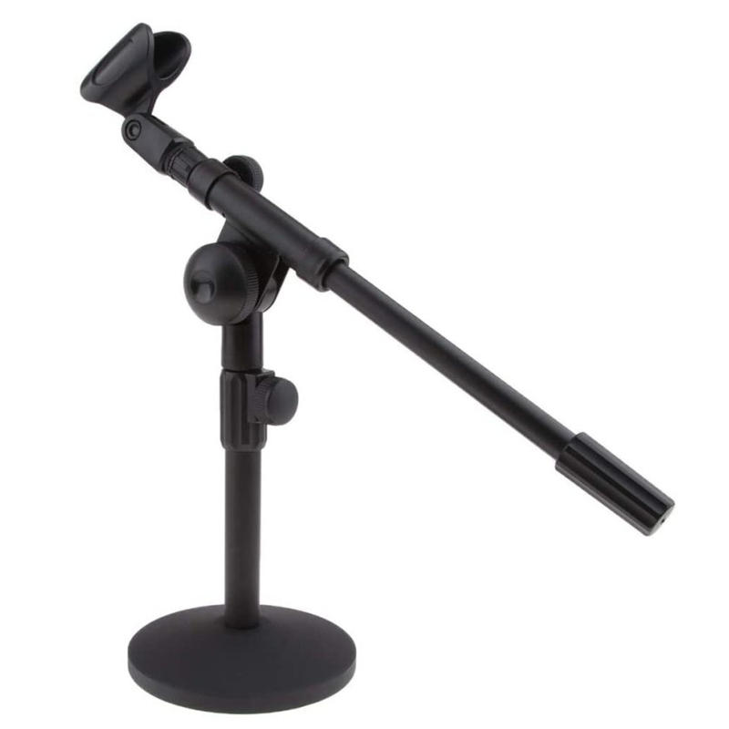 Microphone Table Desk Stand with Clip for Singing Microphone Table Desk ...