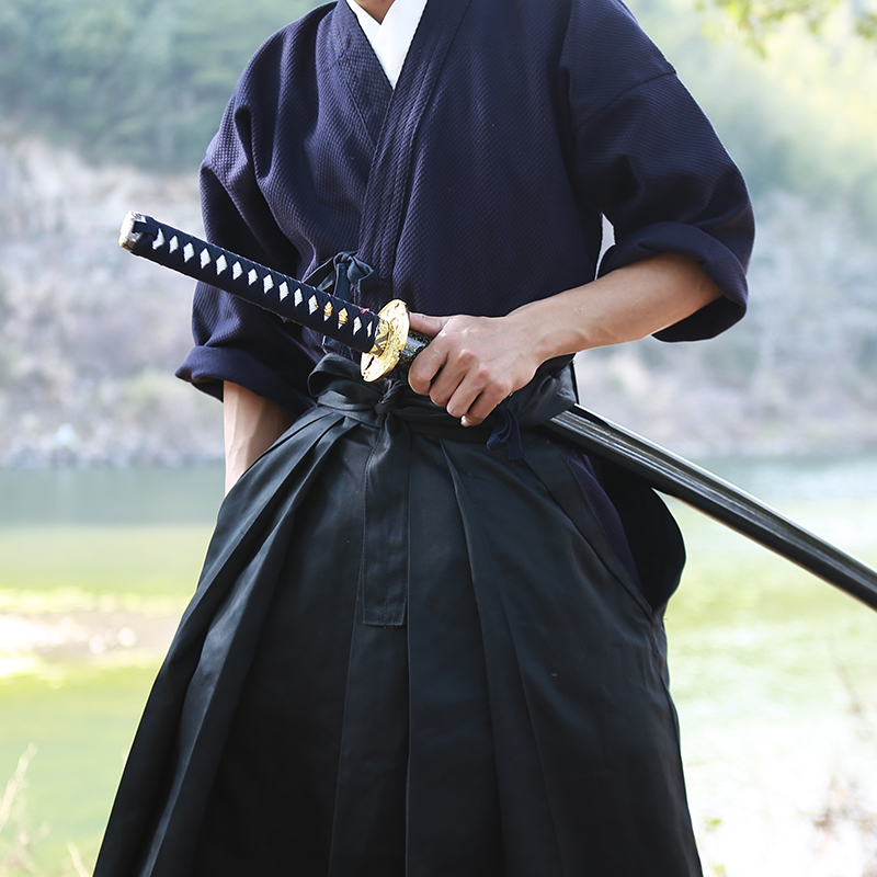 Samurai blade long integrated sword Japan Toyo self-defense cold weapon ...