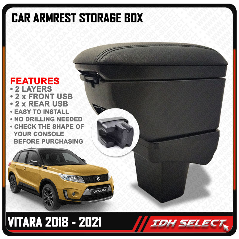 SUZUKI VITARA 2018 - 2021 ARMREST PREMIUM CONSOLE BOX [ASB-Vitara-1 ...