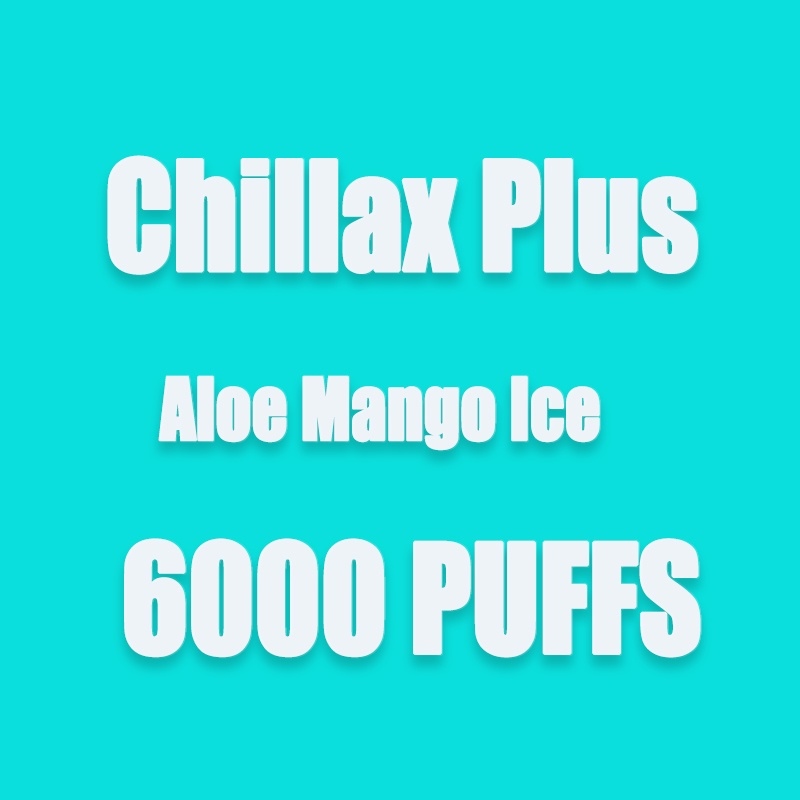 VAPER CHILLAX PLUS 6000P Dispo Pod MENTHOL / TOBACCO 5 NIC 6000PUFF ...