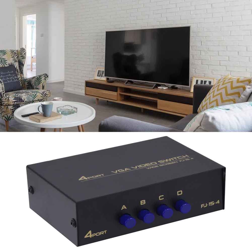 4 Ports for Displayport Plug And Play TV Projector For Computer Hub ...