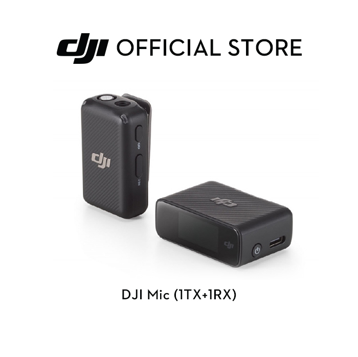 DJI MIC (1TX+1RX) - Integrated Wireless Microphone | 250m (820ft ...