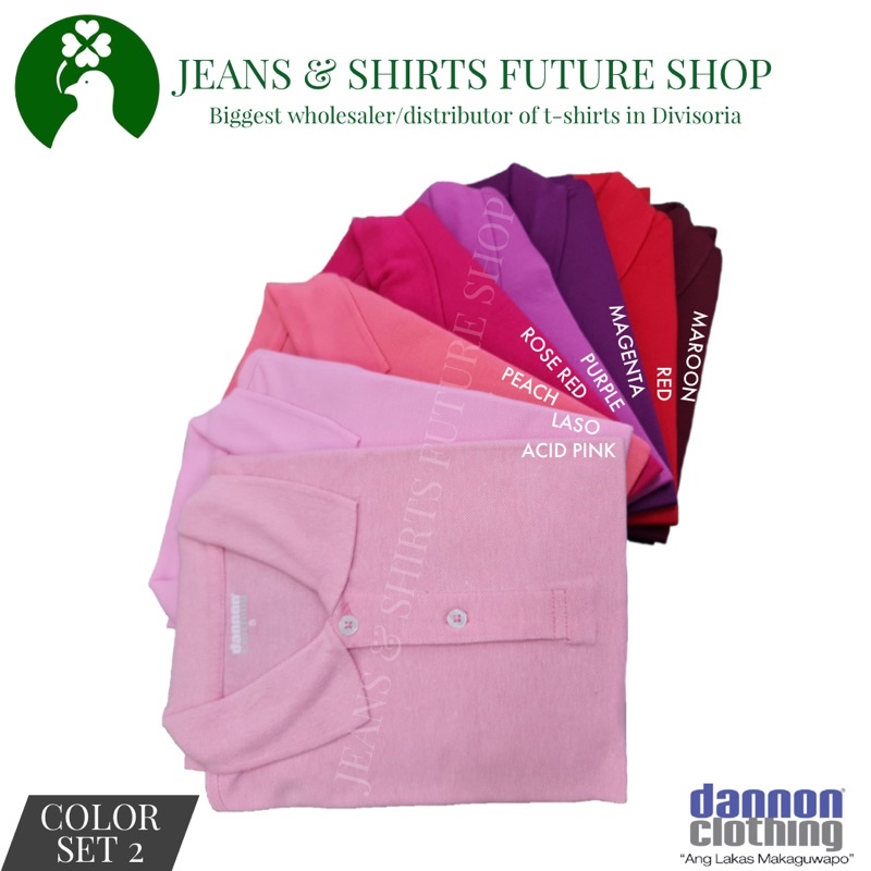 ♒Dannon Clothing Men's Premium Polo Shirts Color Set 2 | Lazada PH