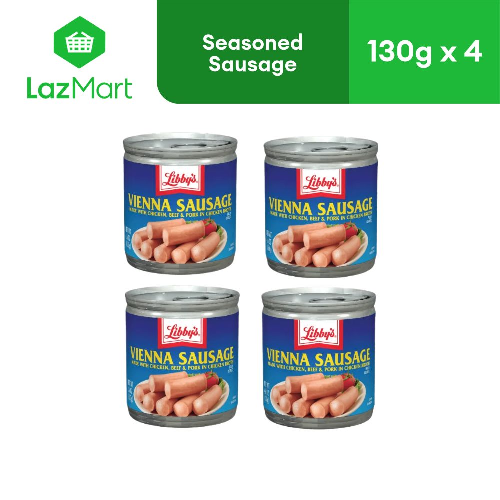 Libby's Vienna Sausage 130g (4.5oz) - Pack of 4 | Lazada PH